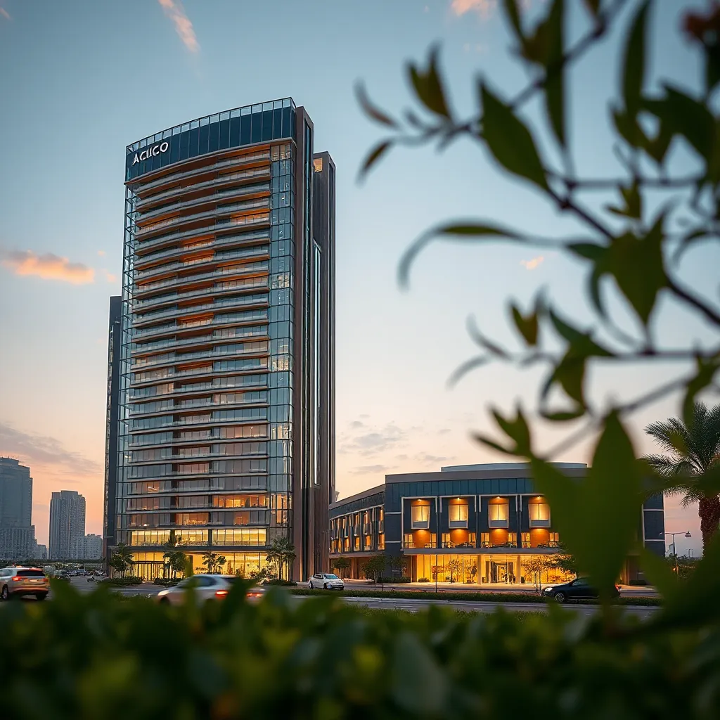 Exploring the Acico Business Park Building in Dubai