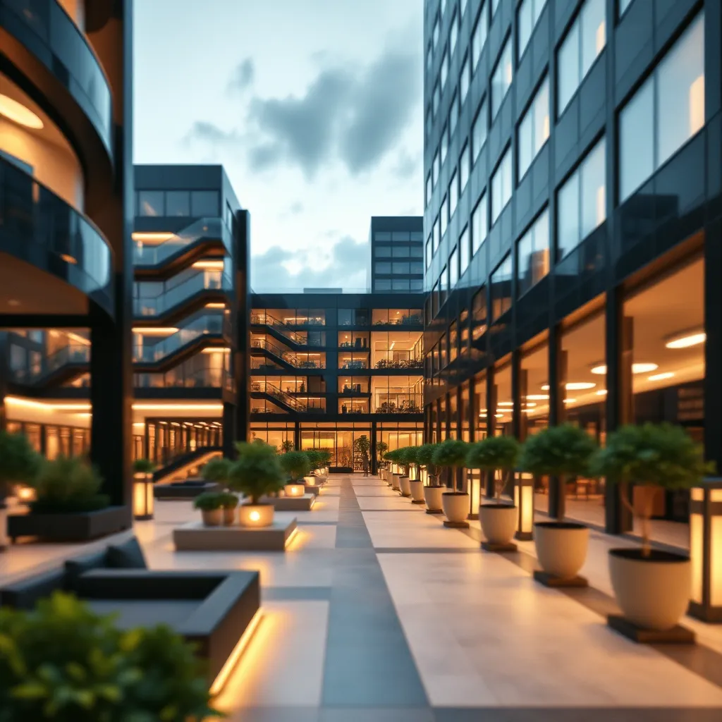 Dewa Warsan Office Buildings: Architectural Insights